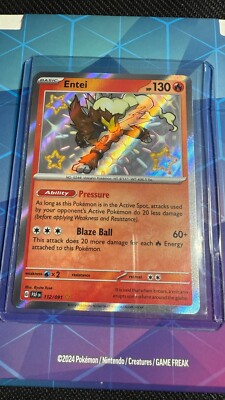 Entei #112 Pokemon Paldean Fates | eBay