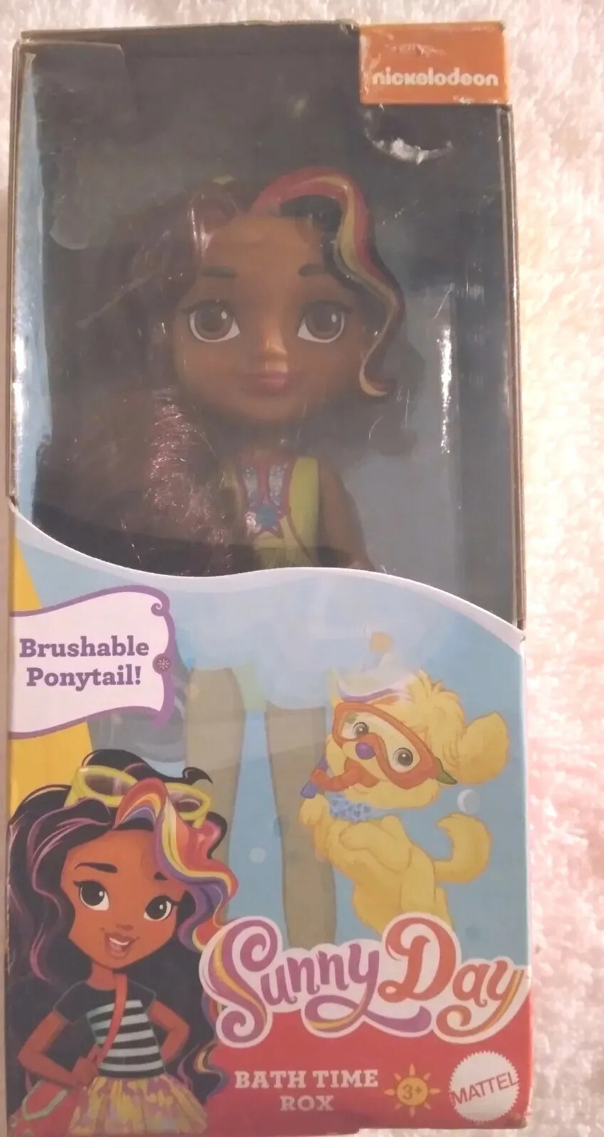 NEW IN BOX NICKELODEON "Sunny Day Rox Bath Time Doll " BRUSHABLE ...