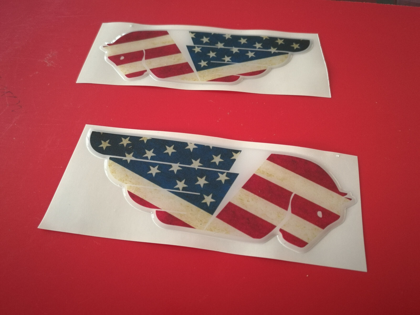 2 Resin Coated Stickers 3D BUELL Tank American Style Type 3 | eBay