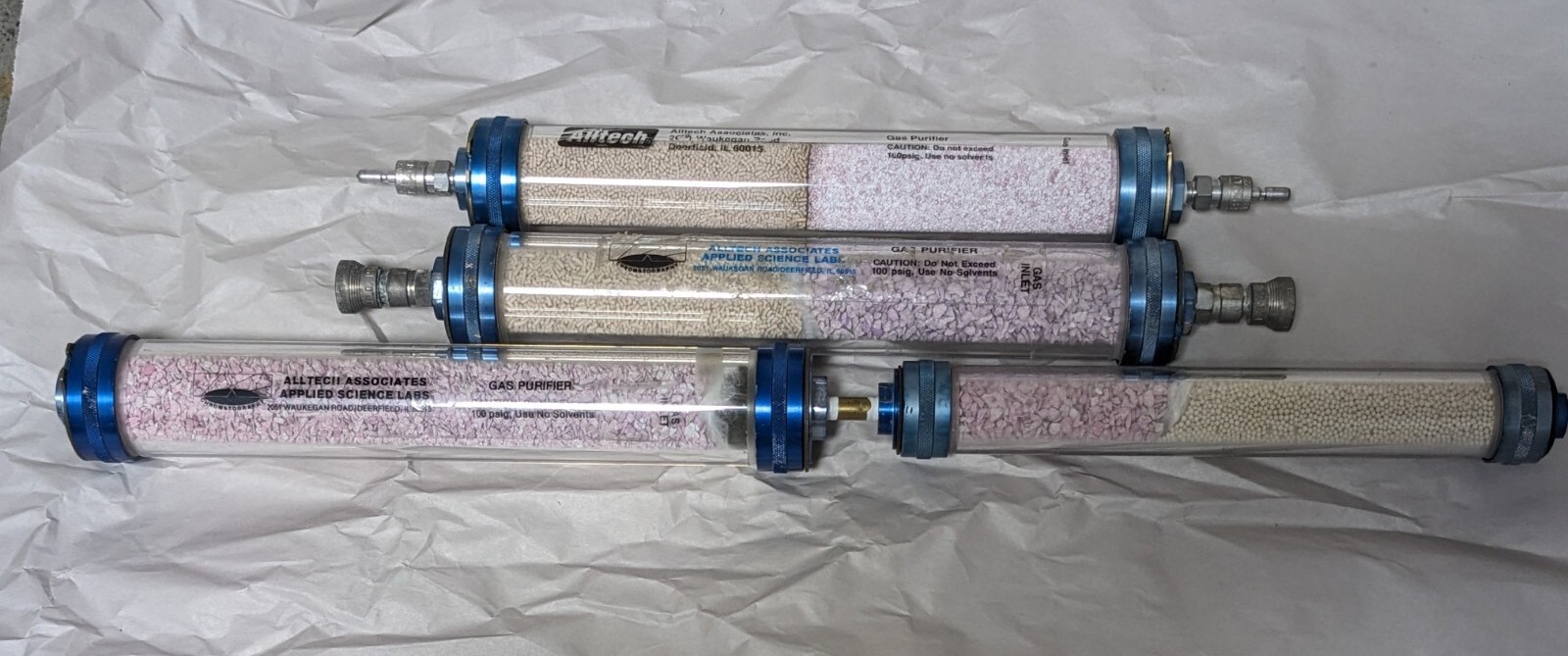 Lot of Alltech Associates Gas Purifiers 100 PSIG | eBay