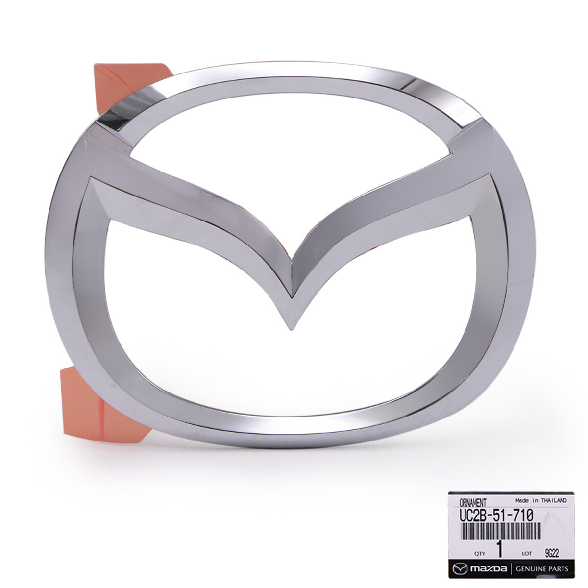 Tailgate Logo Emblem Rear Cover Chrome For Mazda BT-50 Pro 4x2 4x4 2012 ...