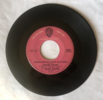 Edward Byrnes - Kookie Kookie (Lend Me Your Comb) / You’re The Top 45 ...