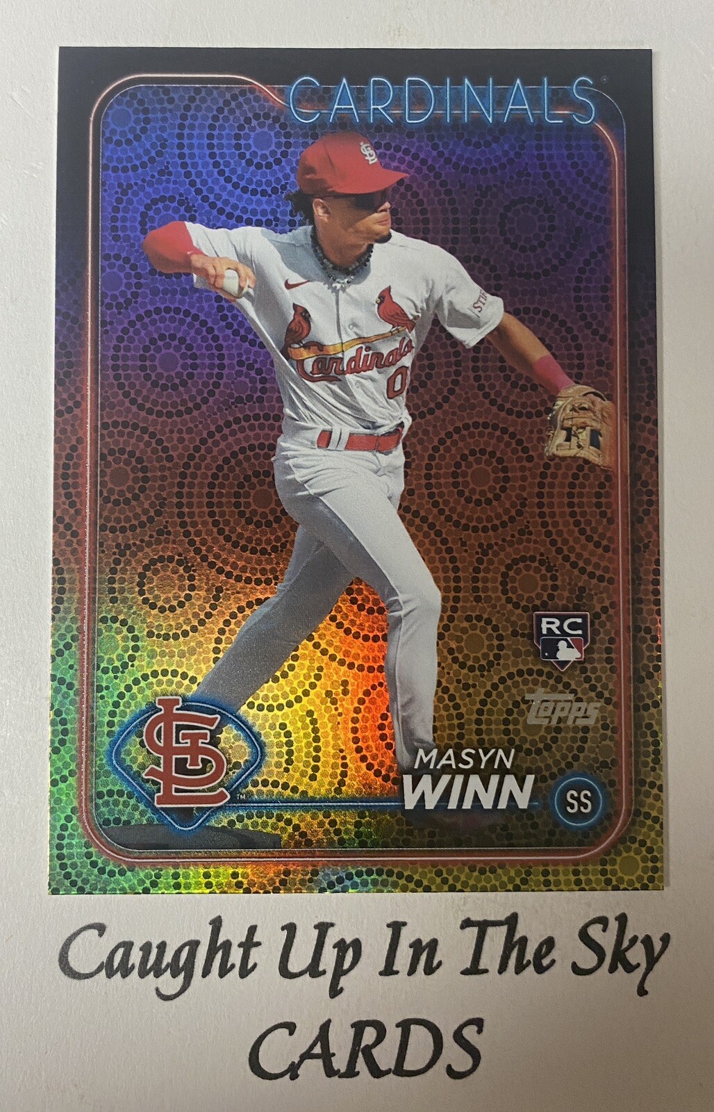 2024 Topps Series 2 Masyn Winn RC Holiday Foil Blaster Fireworks SP ...