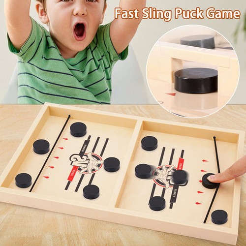 Fast Sling Puck Game Paced SlingPuck Winner Board Family Games Toy ...