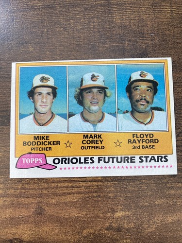 1981 Topps - Future Stars #399 Mike Boddicker, Floyd Rayford, Mark ...