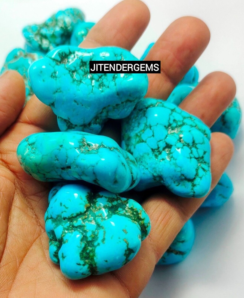 5000 Ct+ Turquoise Tumble Natural Kingman Rough Arizona Lot Loose ...
