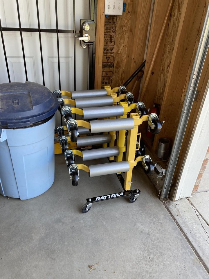 1300 lb Capacity Auto Car Wheel Dolly Self-Loading Vehicle Positioning ...