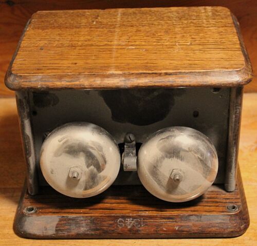 Antique Solid Oak Telephone Ringer Box - #134S - Original Finish | eBay