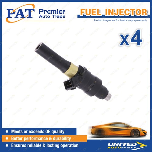 4 x PAT Fuel Injectors for Subaru Vortex 1.8L Turbo EA82 01/1986-12/ ...