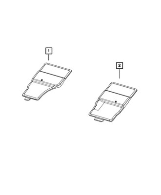 Genuine Mopar Battery Cover 7MM64TX7AA | eBay