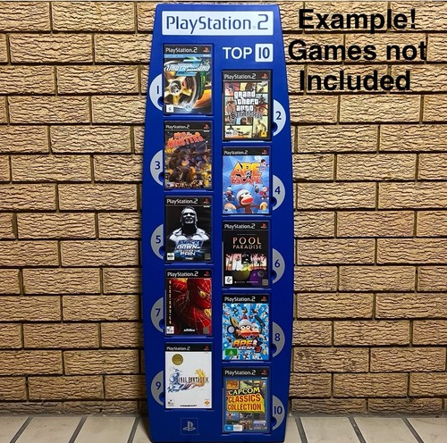 Official PS2 Top 10 Vacuum Plastic Hanging Store Display Sign ...