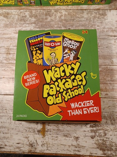 2013 Topps Wacky Packages OLD SCHOOL Series 4 S4 with 24 Unopened Packs ...