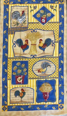 MARSEILLE PANEL - BLUE BY DEB STRAIN FOR MODA, 24" W x 44" H | eBay