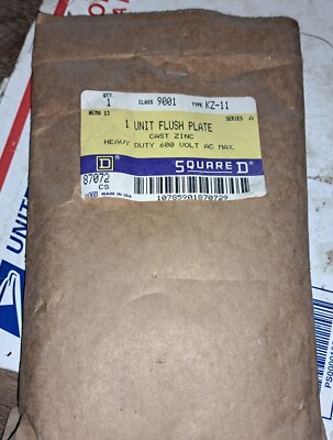 9001 KZ-11 Square D Series A Cast Zinc Flush Plate NEW | eBay