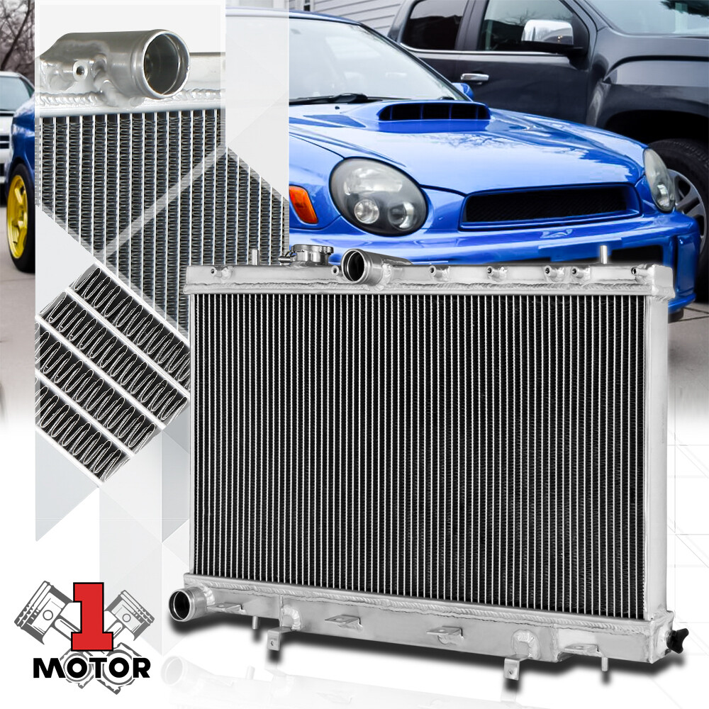 Aluminum 2 Row Core Performance Radiator for 02-07 Subaru Impreza WRX ...
