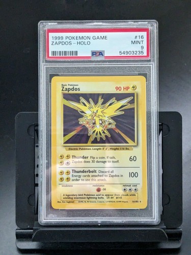 Zapdos - Base Set - PSA 9 - Holo - Pokemon Card | eBay