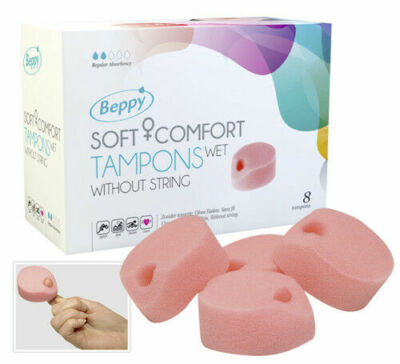 9x Beppy Menstrual Sponge TAMPON NO STRING PERIOD SEX SPA SPORT SWIM ...