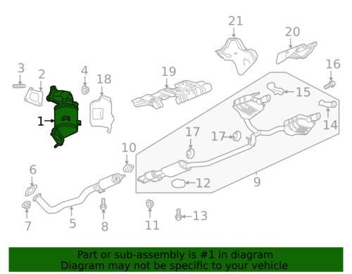 Genuine GM 2018-22 Chevrolet Left Warm Up Three-Way Catalytic Converter ...