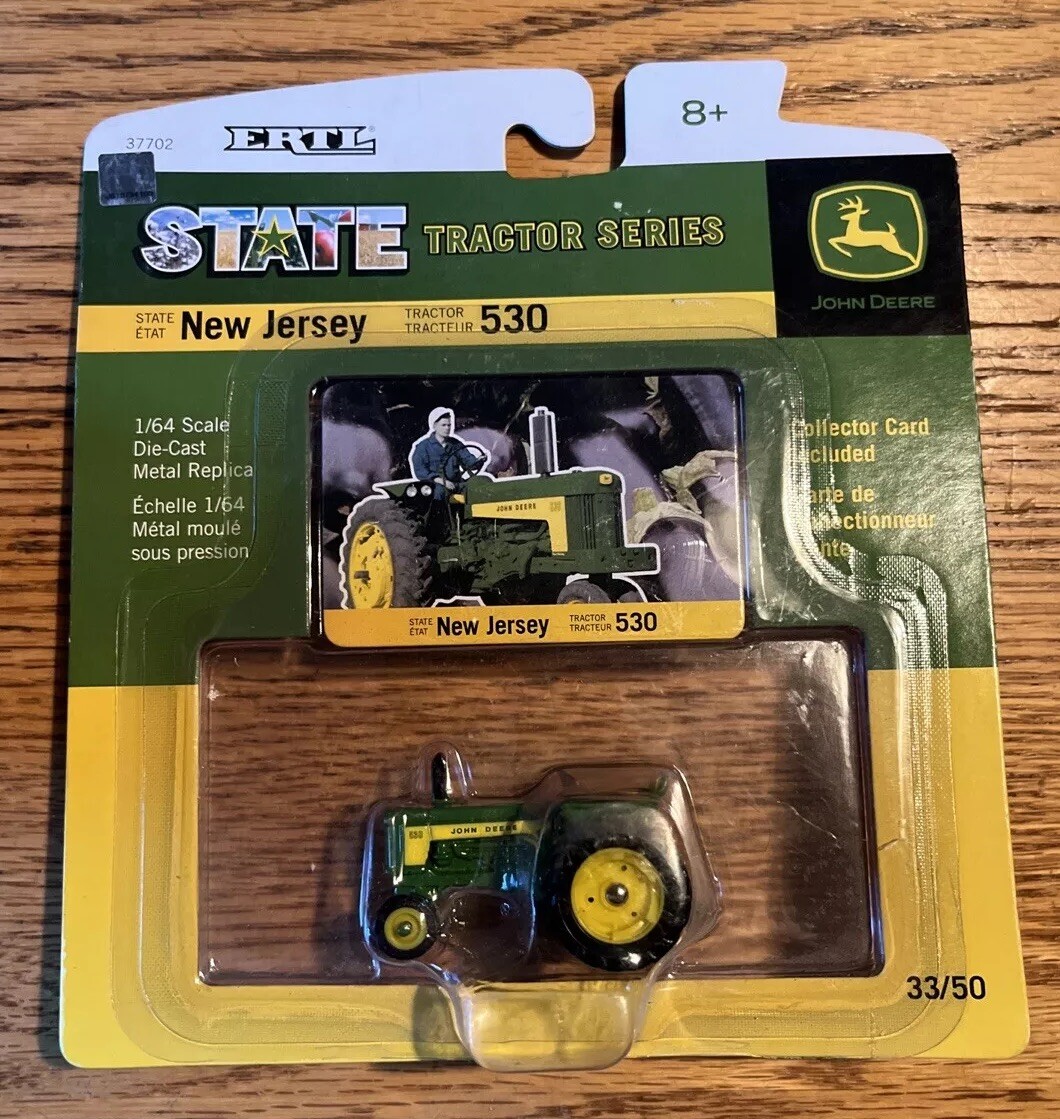 Ertl John Deere Model 530 Tractor #33 State Series New Jersey 1/64 ...