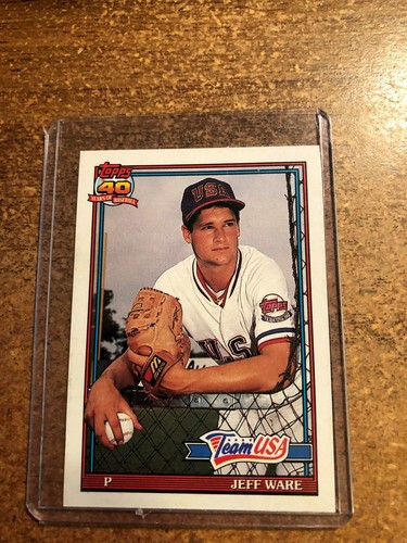 1991 Topps Baseball Traded # 124T Team USA Jeff Ware RC | eBay