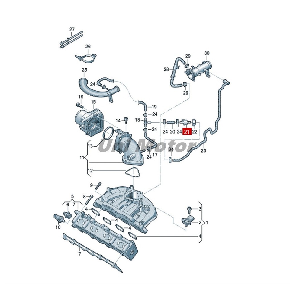 0280142353 For AUDI TT A4 quattro VW Beetle GOLF OEM Vapor Canister ...