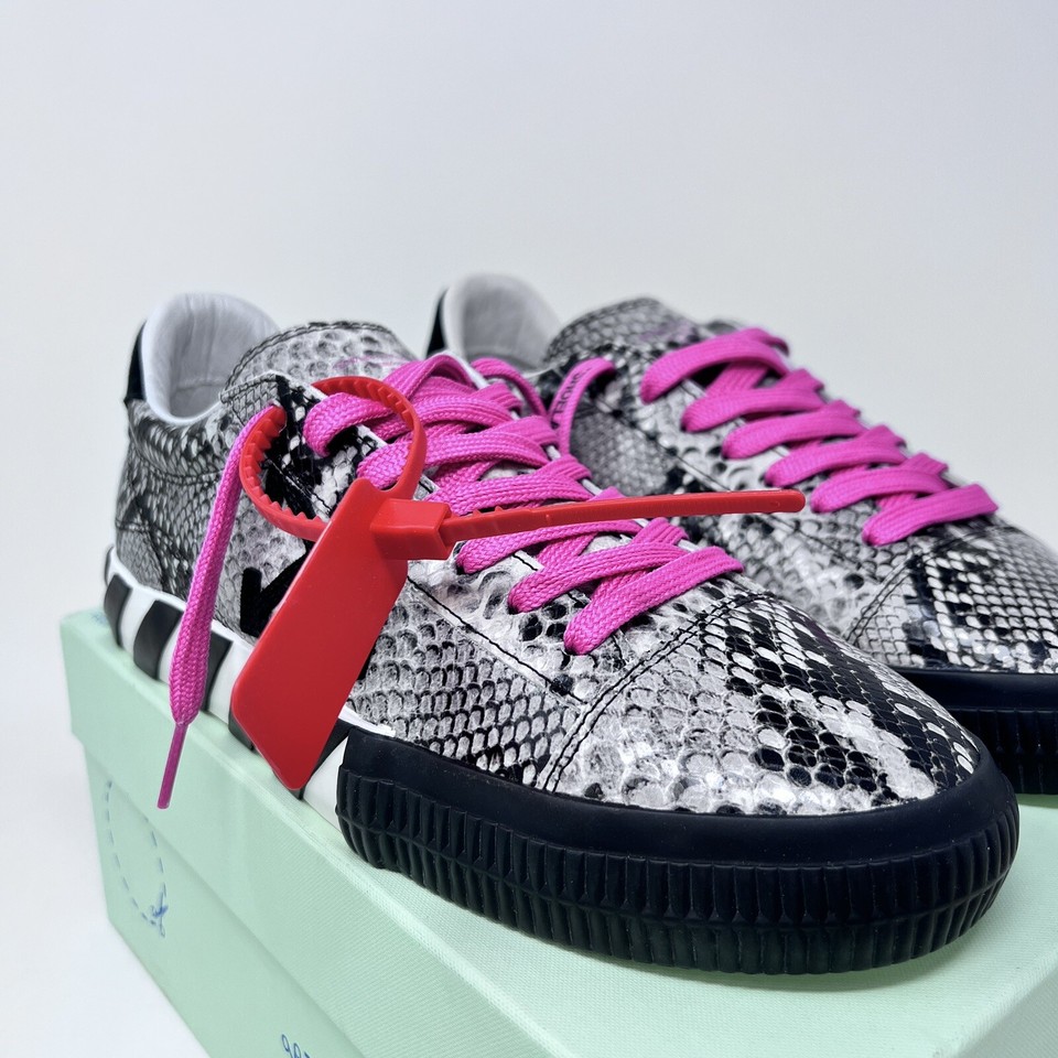 Off-White Low Vulcanized Snake Print Women's Sneakers Size 12 US / 42 ...