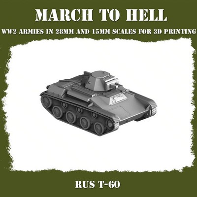 T60 Soviet Tank - 28mm - Bolt Action / Chain of command / ww2 | eBay UK