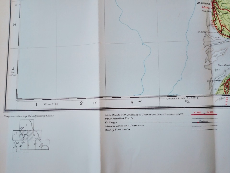 Map - Ordnance Survey - England - North Central - Sheet 2A - 1929 ...