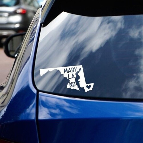 Maryland State Vinyl Decal | Truck | Car | Window | Decal | Vinyl ...