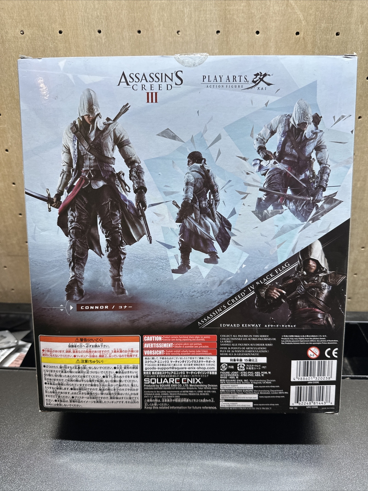 Square Enix Assassin's Creed III 3 Connor Kenway Play Arts Kai Action ...