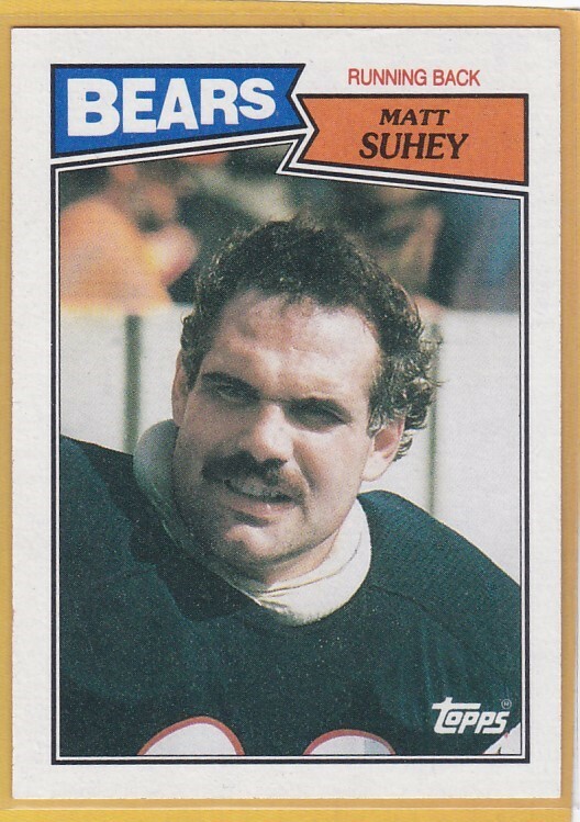 1987 TOPPS FOOTBALL MATT SUHEY #47 BEARS NM/NMMT *94833 | eBay