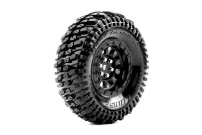 CR-Champ 1/10 1.9" Crawler Class 1 Tires, 12mm Hex, Super Soft, Black ...