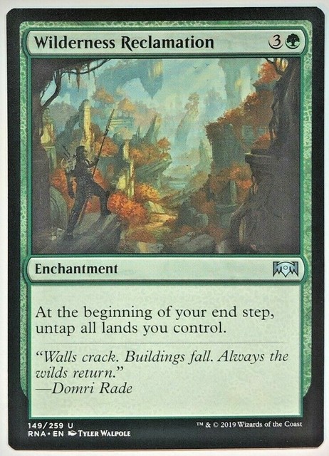MTG Wilderness Reclamation Ravnica Allegiance 149/259 Regular Uncommon for sale online | eBay