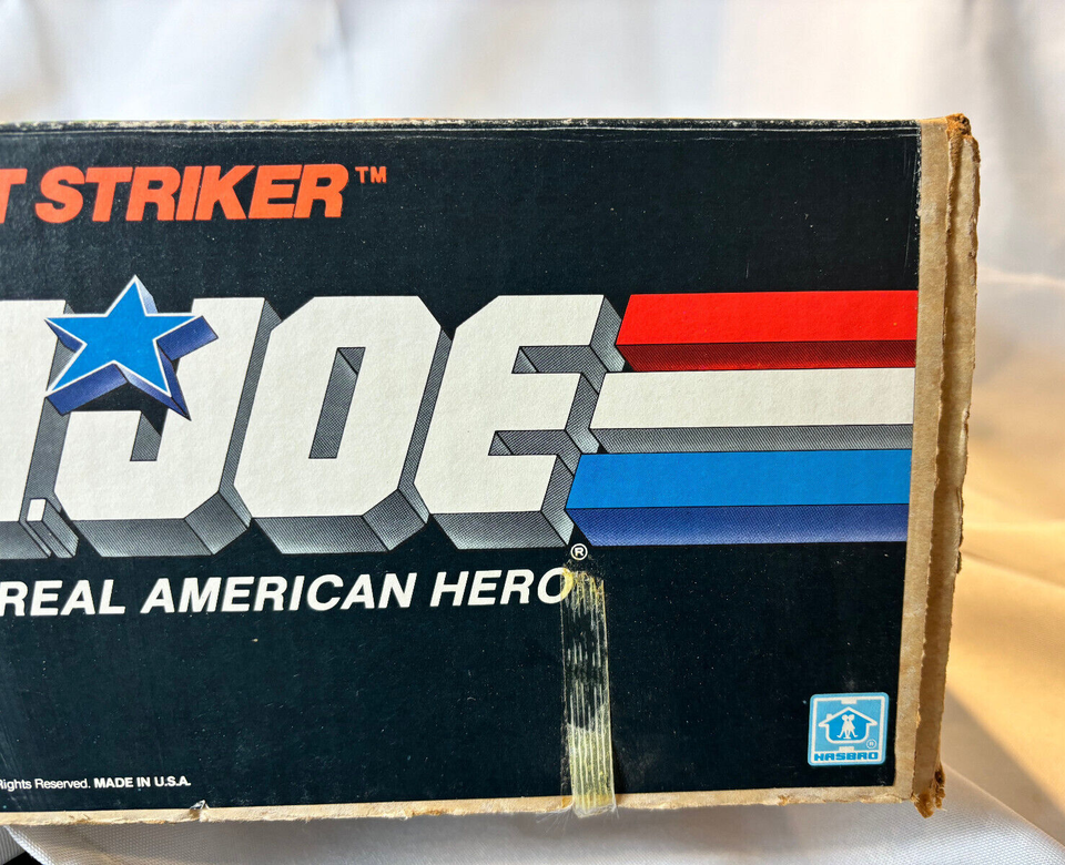 1989 Hasbro GI Joe Night Force NIGHT STRIKER Glow in The Dark Labels In ...