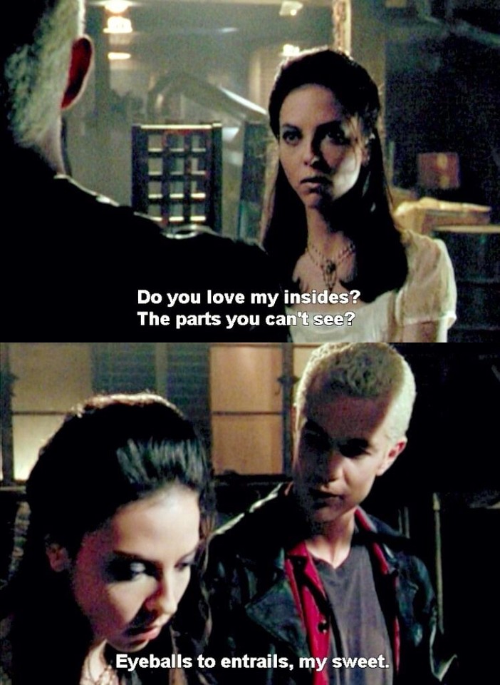 Spike & Drusilla Enamel Pin ♡ Buffy the Vampire Slayer RARE 90s Vintage ...