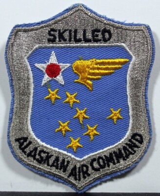 US Air Force Alaskan Air Command AAC Skilled Large Full Color Insignia ...