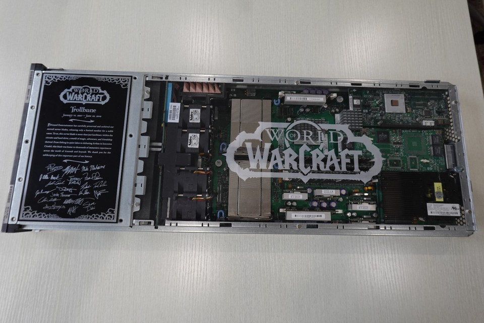 [TROLLBANE-US] Retired World of Warcraft Server Blade from 2011 Charity ...