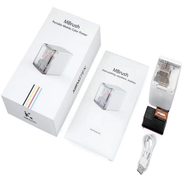 MBrush Cube Printer Bluetooth WIFI USB Mini Portable Mobile Color ...