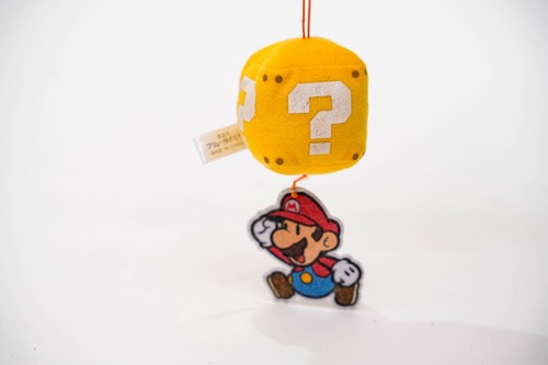 Super Mario Paper Mario Question Mark Block Plush Soft Toy Nintendo ...