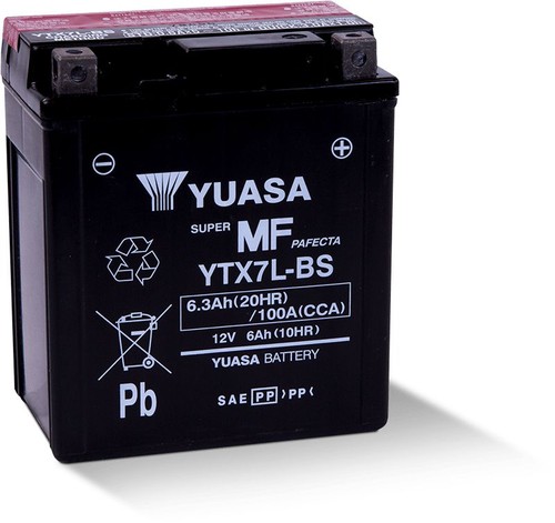 Yuasa Maintenance Free YTX7LBS 12 Volt Battery For Suzuki RV125 1994 ...