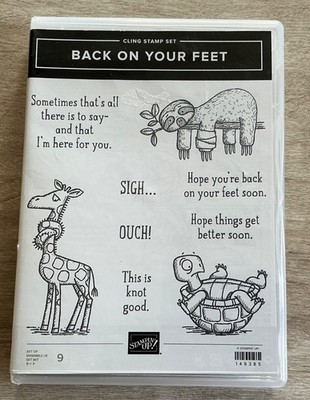 Stampin’Up Stamp &Die set : Back on your Feet | eBay