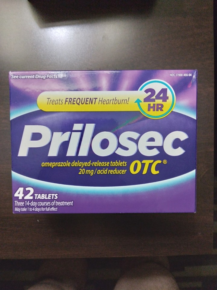 *2 Boxes* NIB- Brand New - PRILOSEC OTC 42 COUNT 20mg. ***FREE SHIPPING ...