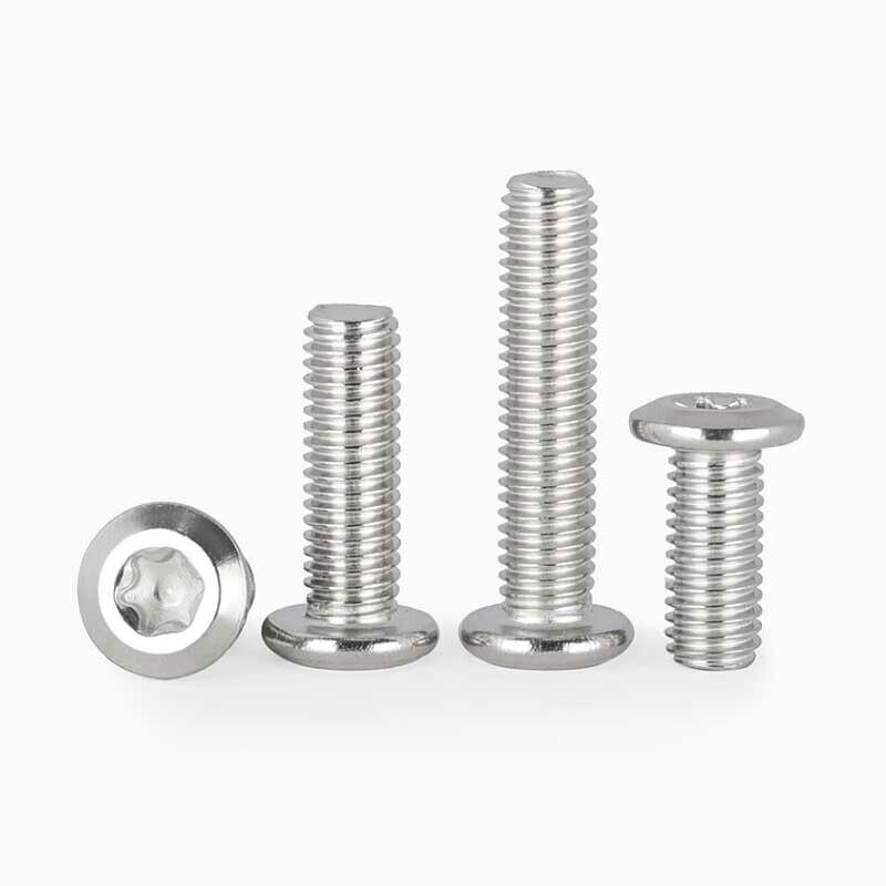 M8 SUS304 Torx Screws Inner Plum Slot Large Flat Head Chamfered Edge ...