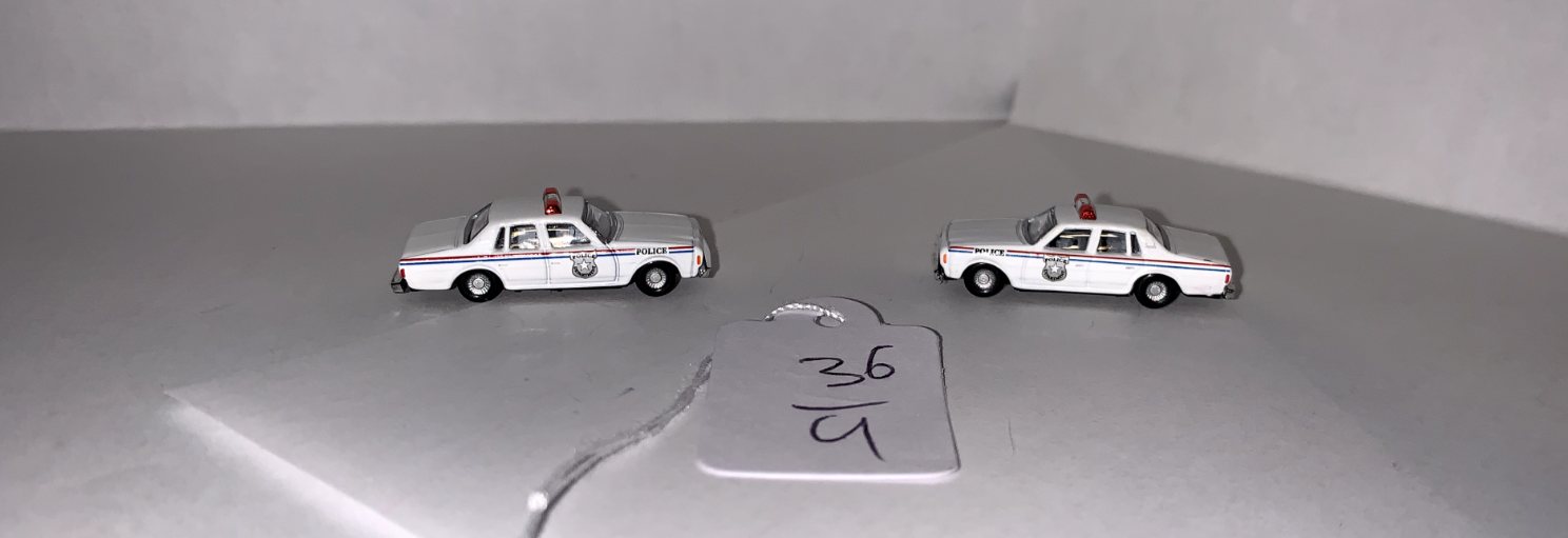 N Scale Lot 36 Again LOL Mini Metal Police 2 total vehicles USED ASIS ...