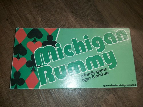 Vintage Michigan Rummy Game By Warren Paper Products No. 2785 100% ...