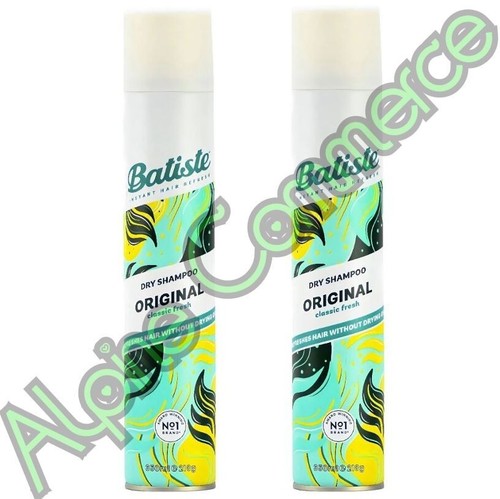 *2-Bottle* Batiste Dry Shampoo Original Classic Fresh Instant Hair ...