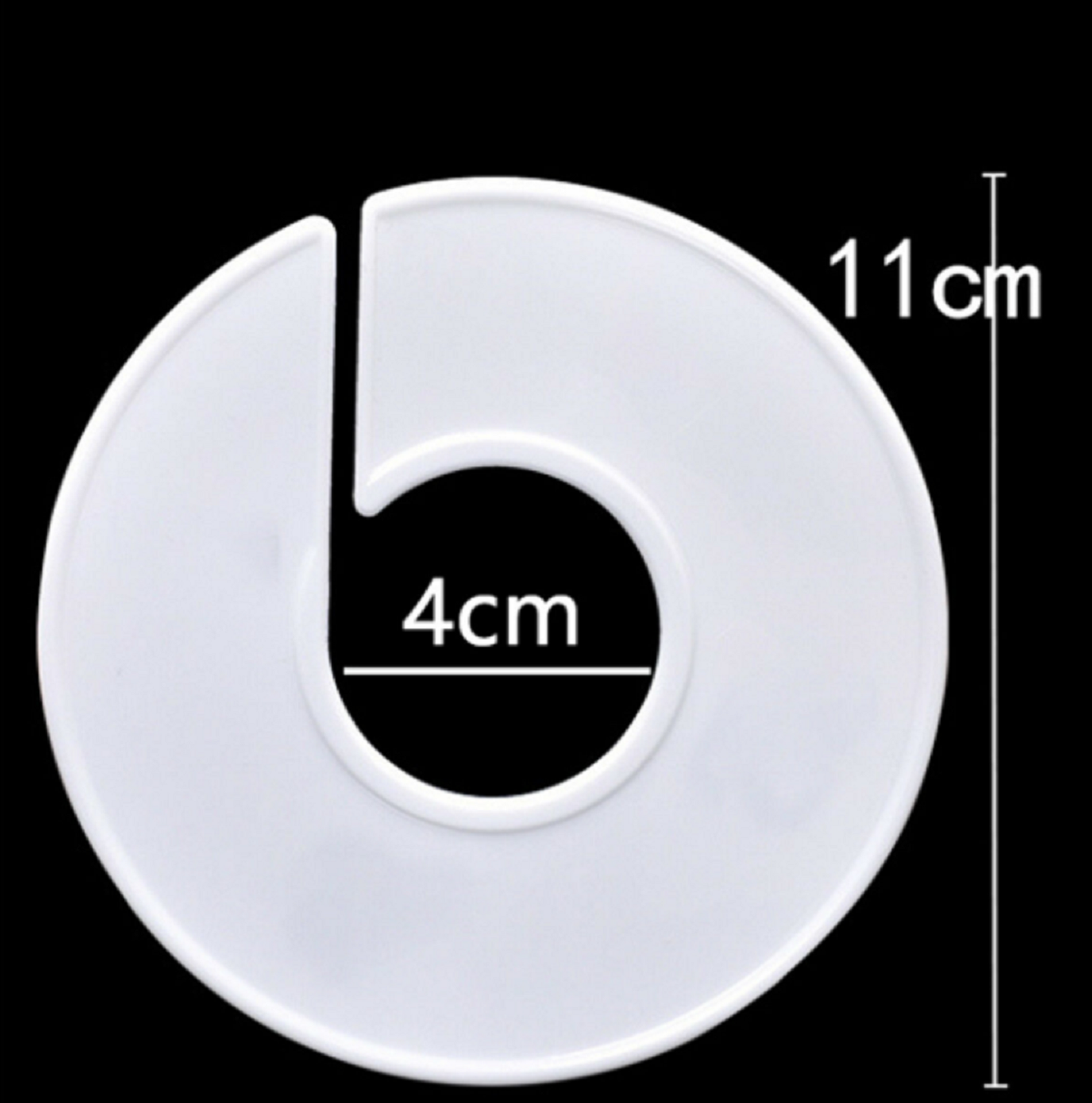 Bulk Plastic Divider Clothing Round Rack Ring Garment Tag Mark Size ...