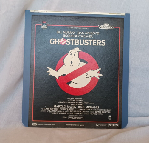 Ghostbusters CED video disc 1984 vintage | eBay