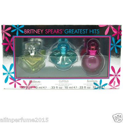 Britney Spears Perfume Mini Set ( 3 pcs x 10 ml Eau De Parfum Spray ...