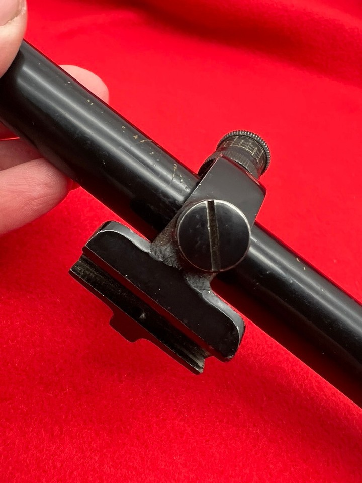 WOLLENSAK 4x Rifle Scope Micrometer Adjustable External Ring Dovetail ...